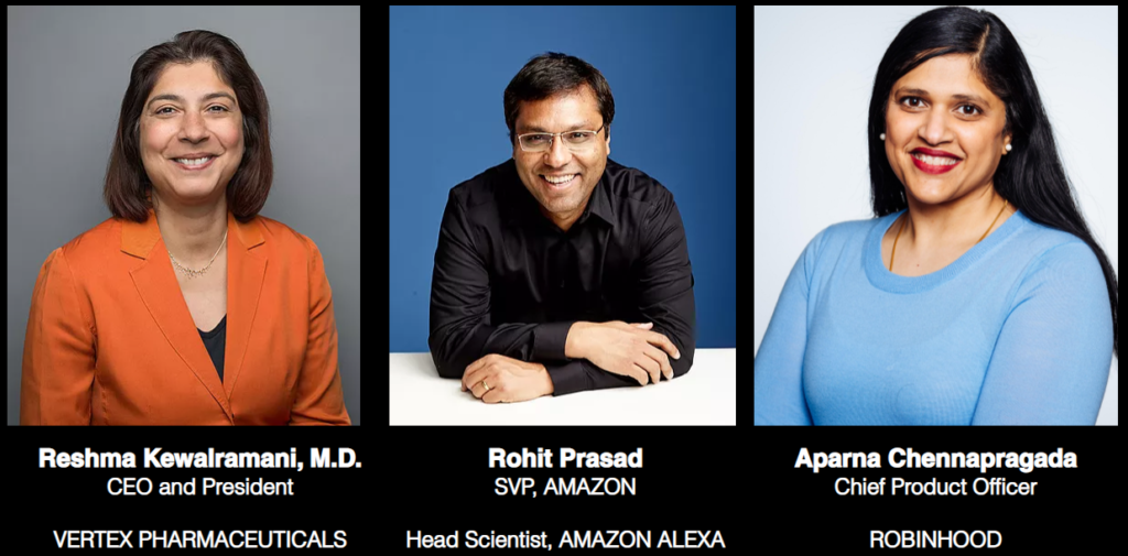 Vertex CEO Reshma Kewalramani, Amazon SVP Rohit Prasad and Robinhood ...