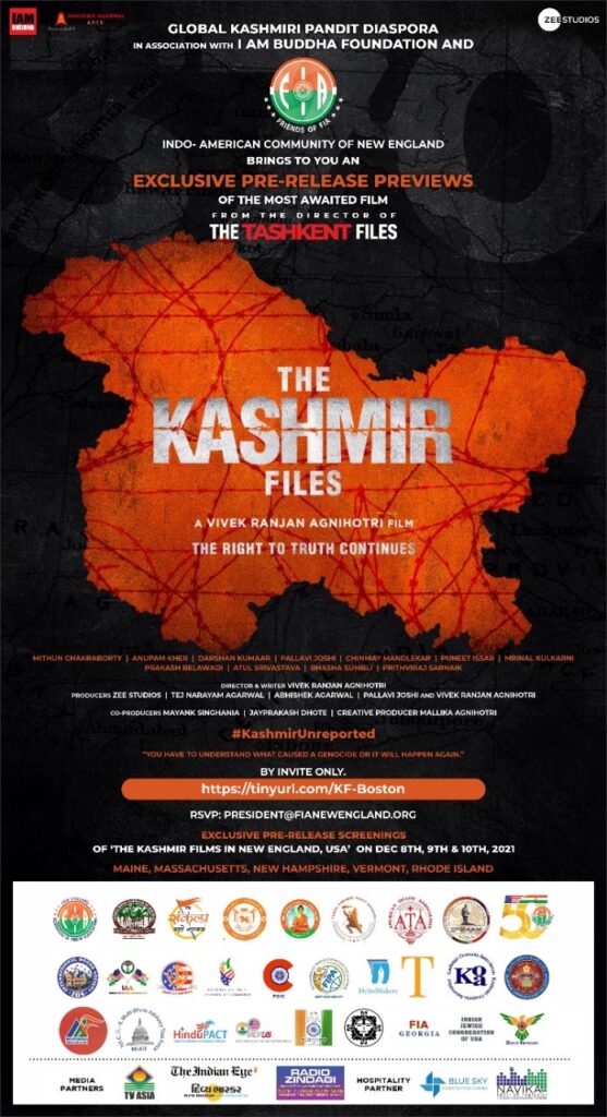 The Kashmir Files in Boston: A Candid Interview With Film Producers and Directors Vivek ...