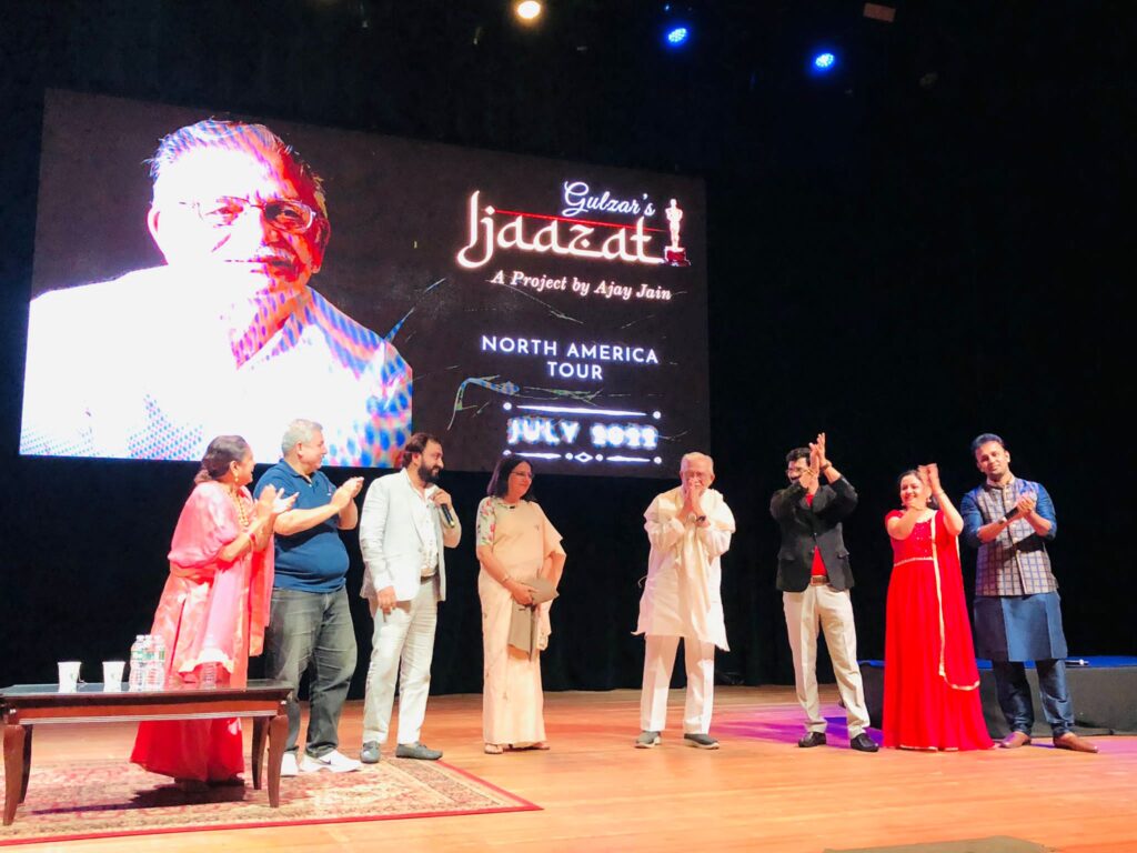 An Unforgettable Evening With Legendary Gulzar Sahab - INDIA New ...