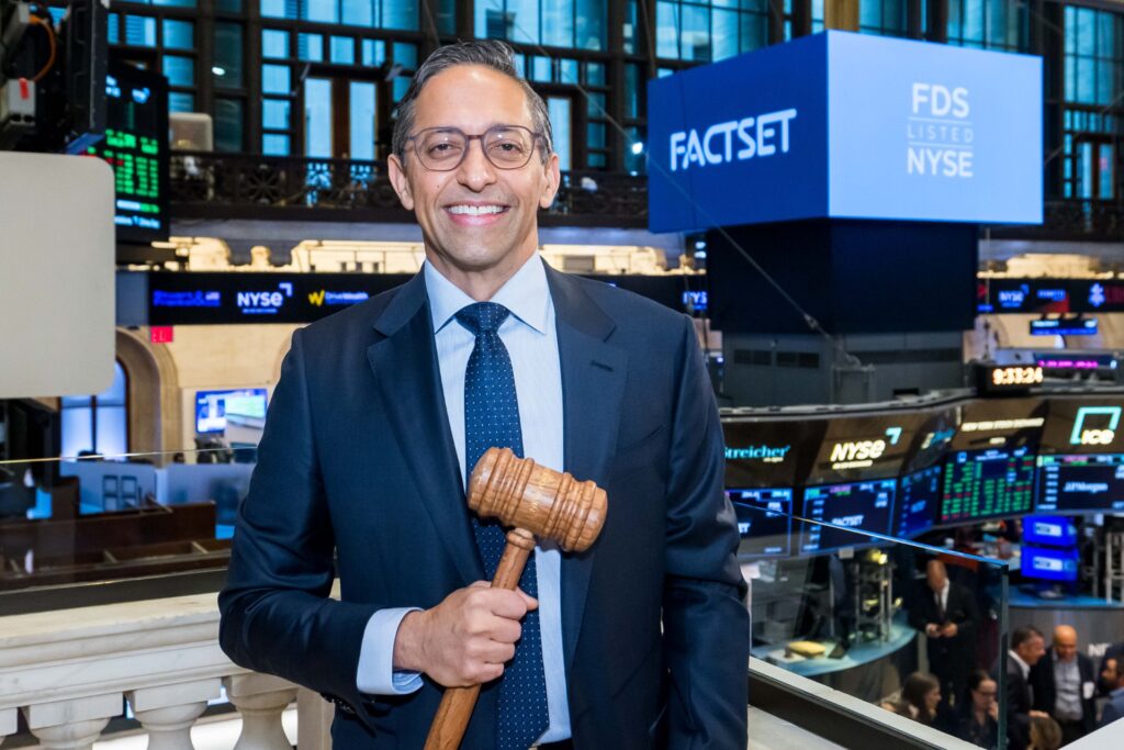 The New York Stock Exchange Welcomes FactSet to Celebrate Appointment ...