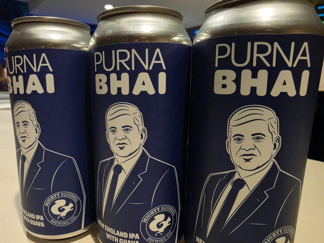 Mighty Squirrel Honors Purnanand Sarma With “Purna Bhai” Craft Beer ...
